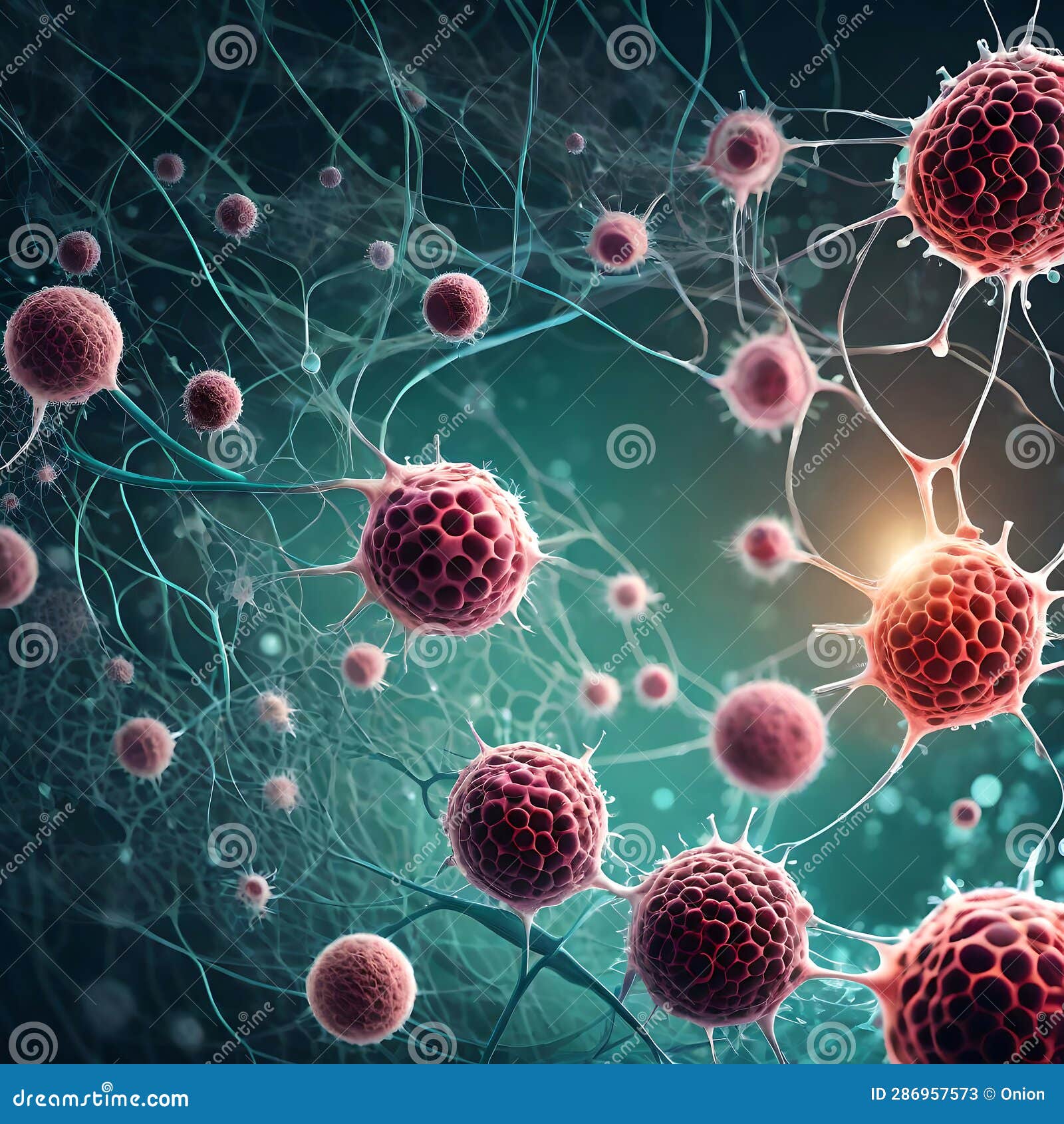 Stem Cells Background - Ai Generated Image Stock Illustration ...