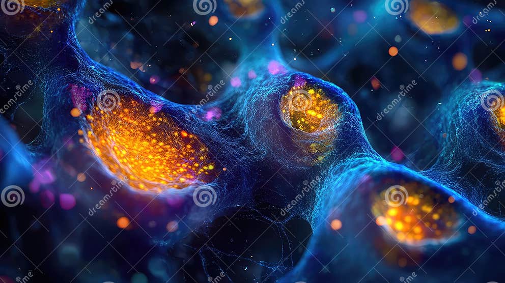 Stem Cells in Nutrient Solution Under Magnification Stock Photo - Image ...