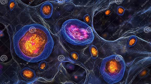 Stem Cells in Nutrient Solution Under Magnification Stock Image - Image ...