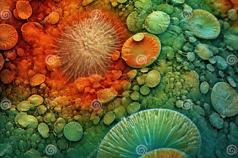 Stem Cells Under Microscope Lens Stock Image - Image of cells ...