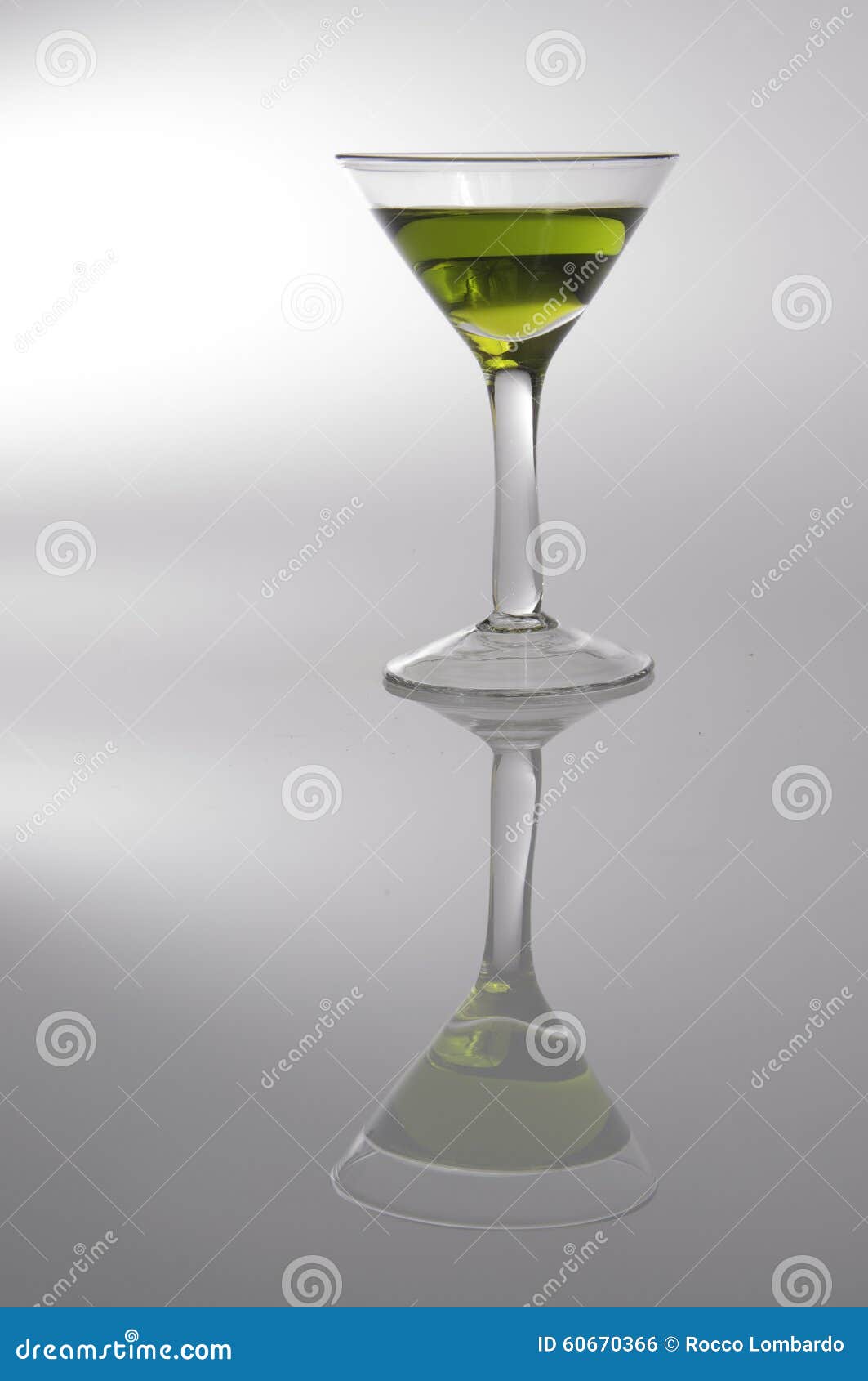 Stem cocktail glass stock photo. Image of still, green - 60670366