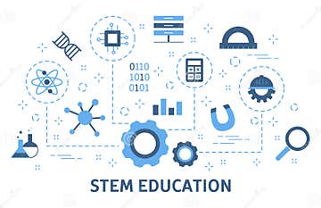 STEM Concept. Science, Technology, Engineering and Mathematics Stock ...