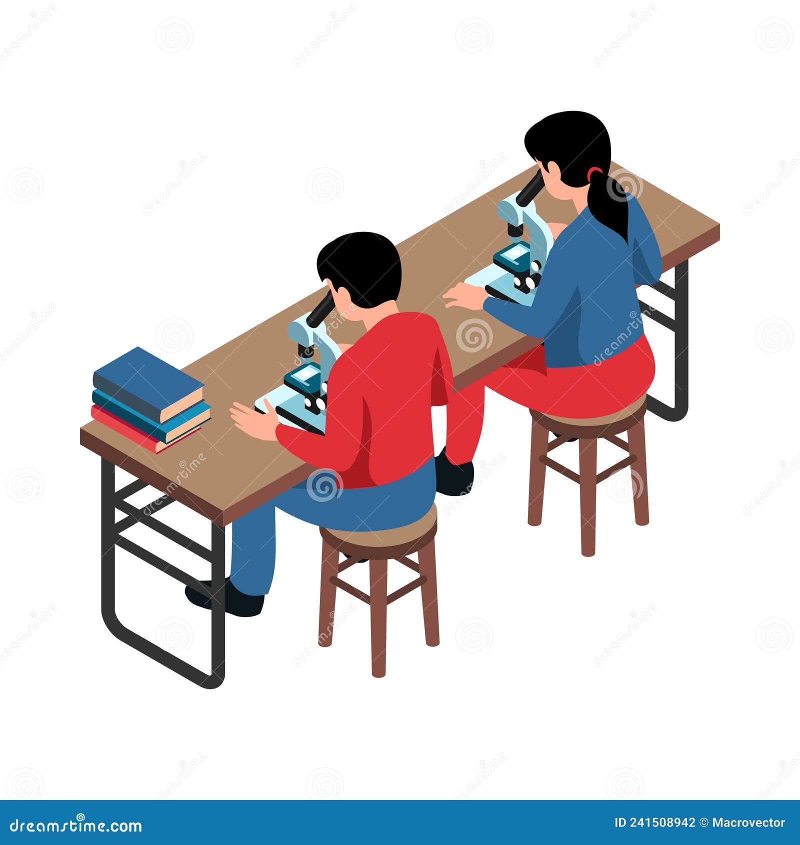 STEM Education Desk Composition Stock Vector - Illustration of ...