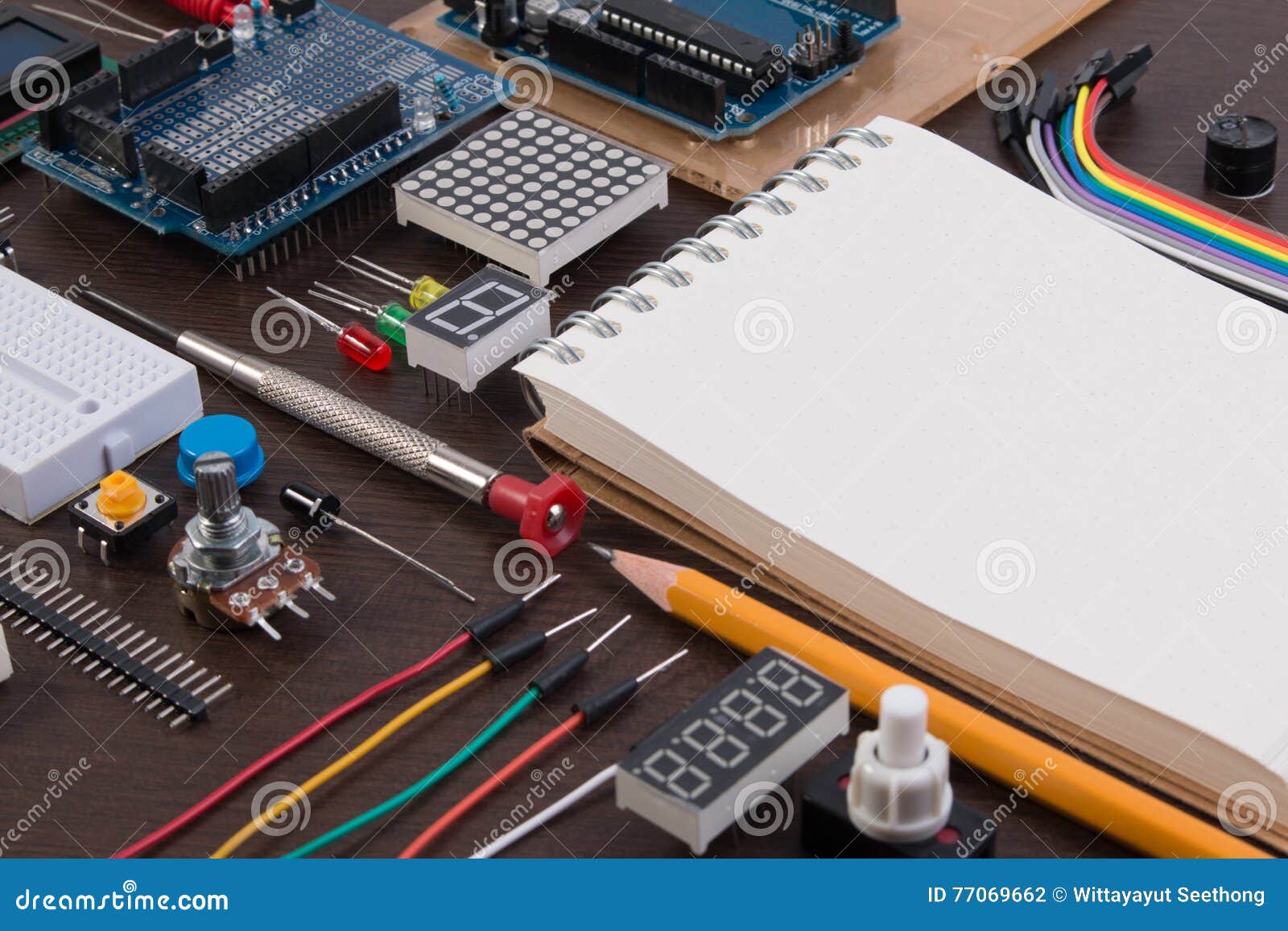 STEM Education or DIY Electronic Kit , Robot Made on Base of Micro ...