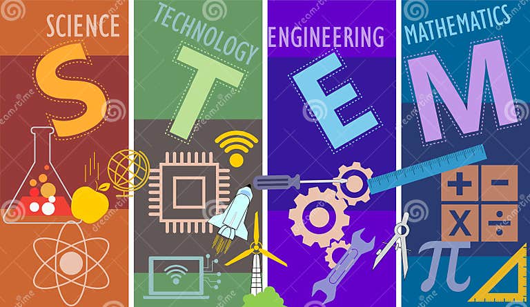 STEM Education stock vector. Illustration of colorful - 290407732