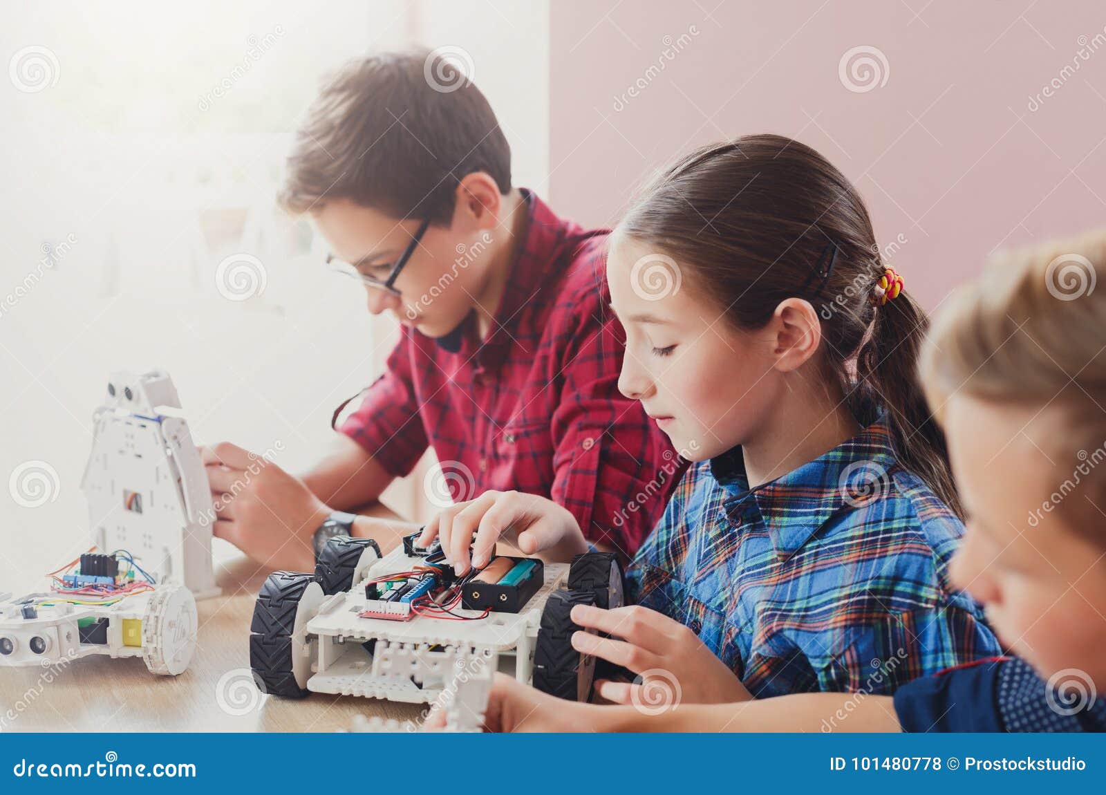 Stem Education. Kids Creating Robots at School Stock Photo - Image of ... Stem Education. Kids Creating Robots at School Stock Photo - Image of ...