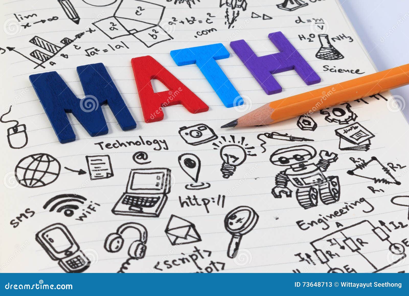 STEM Education. Science Technology Engineering Mathematics Stock Image ...