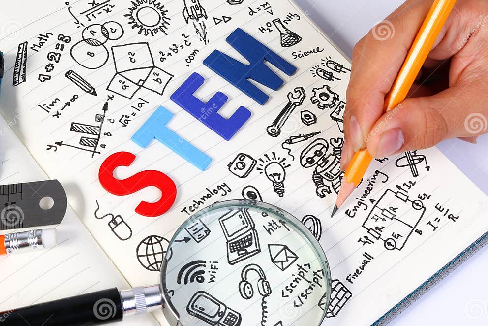 STEM Education. Science Technology Engineering Mathematics Stock Photo ...