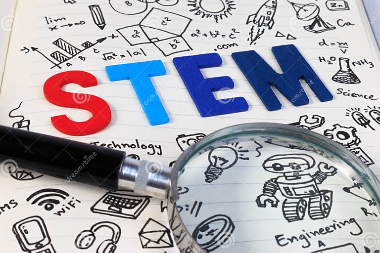 STEM Education. Science Technology Engineering Mathematics Stock Image ...