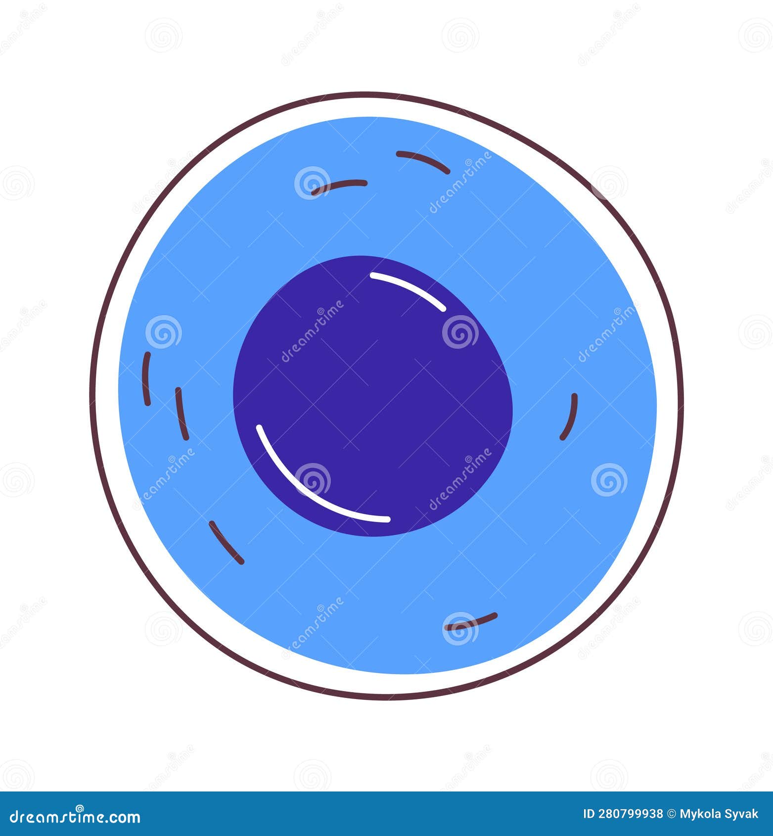 Stem Human Cell stock vector. Illustration of research - 280799938