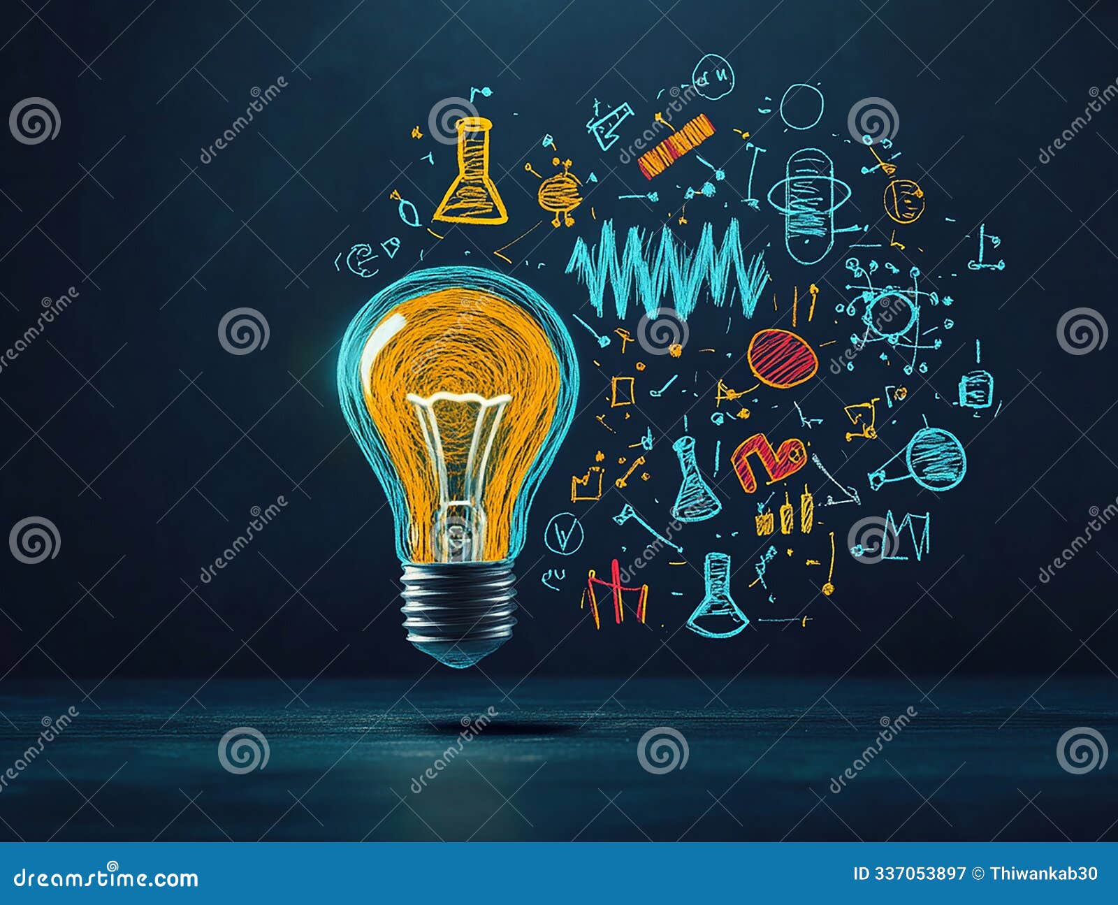 STEM Icons: Science, Technology, Engineering, and Math Symbols Stock ...