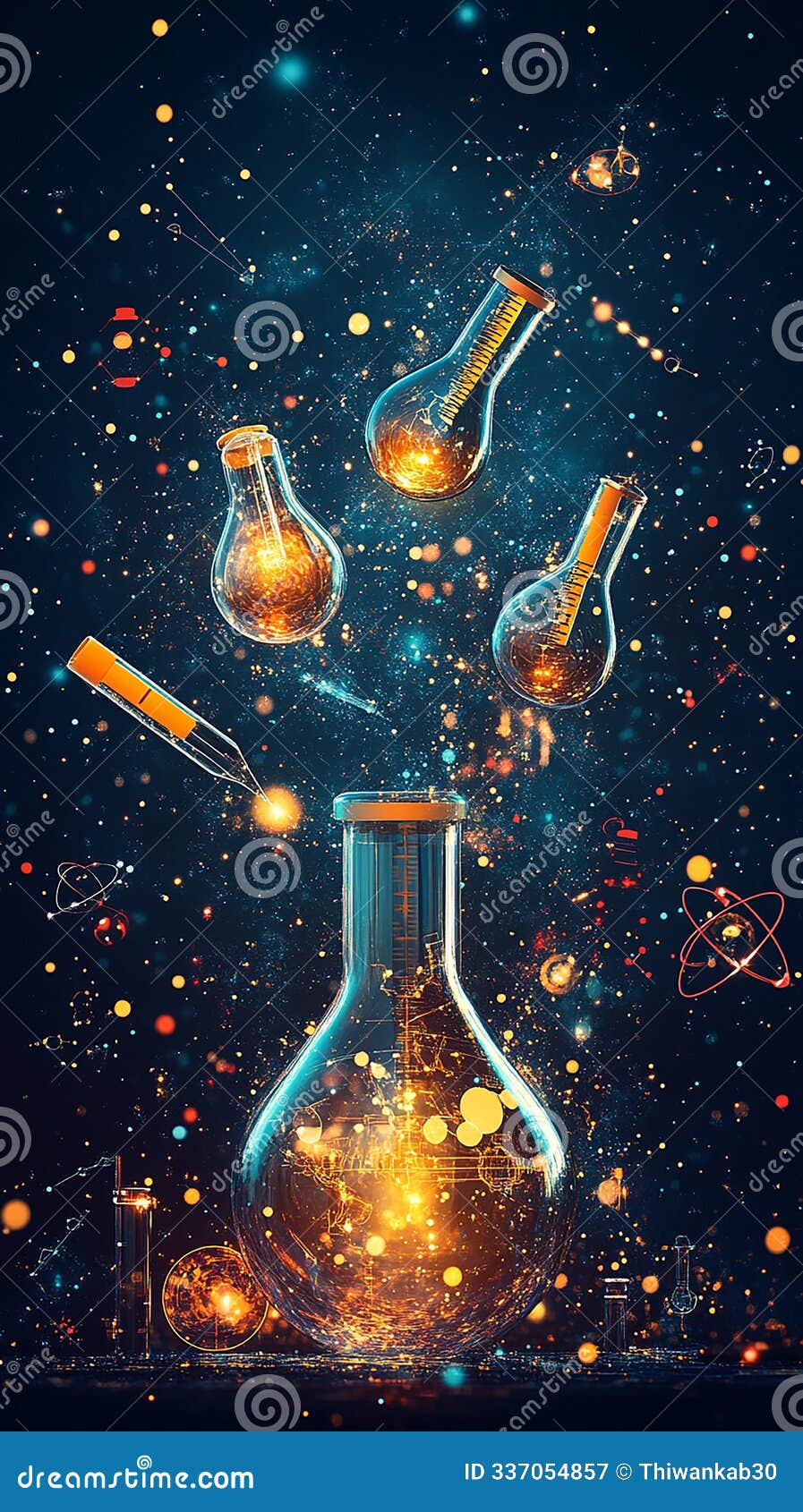 STEM Icons: Science, Technology, Engineering, and Math Symbols Stock ...