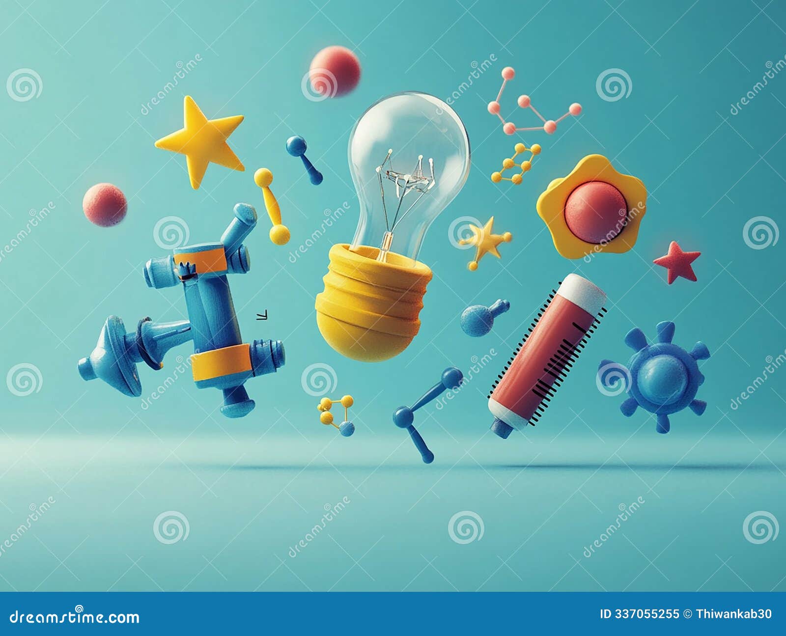 STEM Icons: Science, Technology, Engineering, and Math Symbols Stock ...