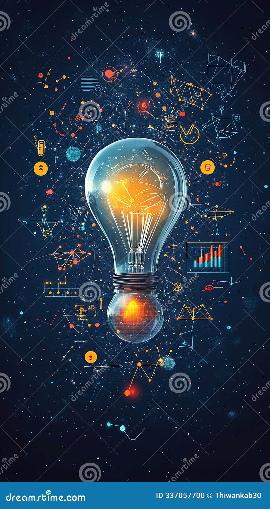 STEM Icons: Science, Technology, Engineering, and Math Symbols Stock ...