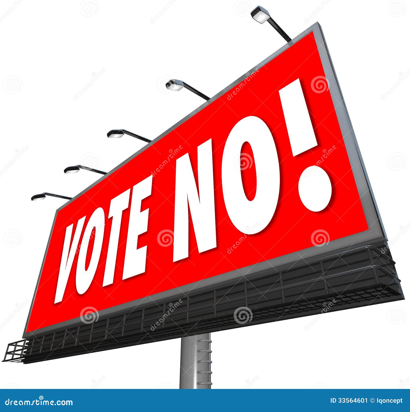 Stem Over Geen Rood Aanplakbordteken Stock Illustratie - Illustration ...