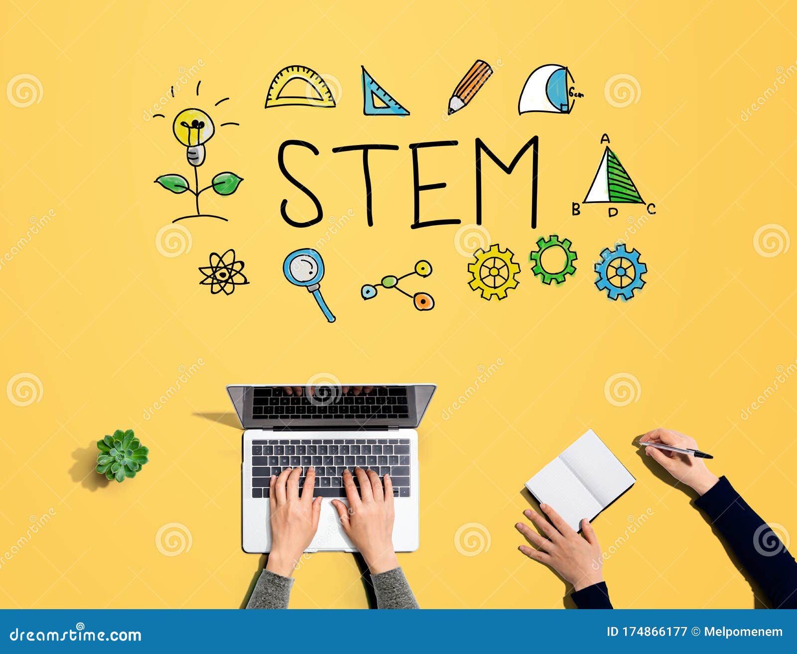 STEM with People Working Together Stock Image - Image of skill ...