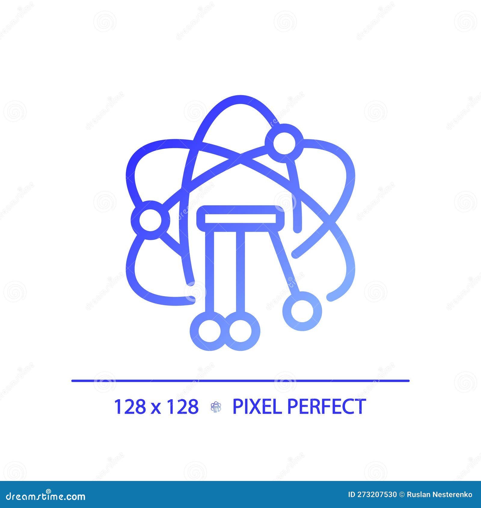STEM in Physics Pixel Perfect Gradient Linear Vector Icon Stock Vector ...