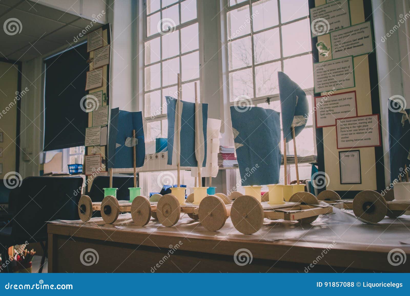 STEM Projects on Display stock photo. Image of wheels - 91857088