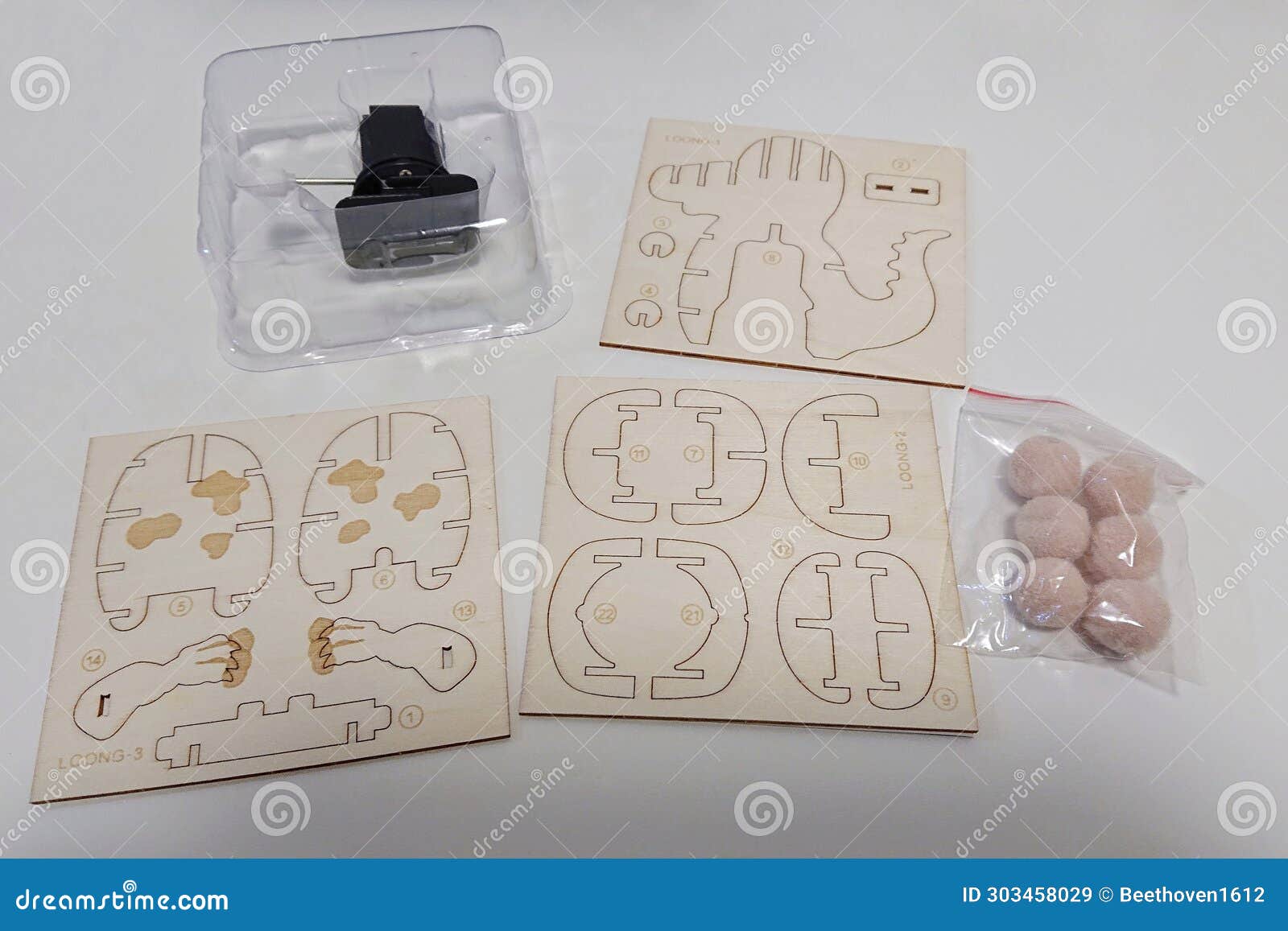 STEM Puzzle Model Kit Set for Kids Stock Image - Image of gear ...