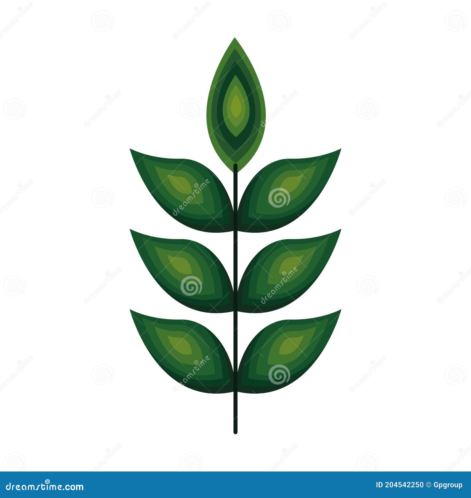 7 Seven Green Pastel Gradient Number Numeral Digit Logo Icon Design ...