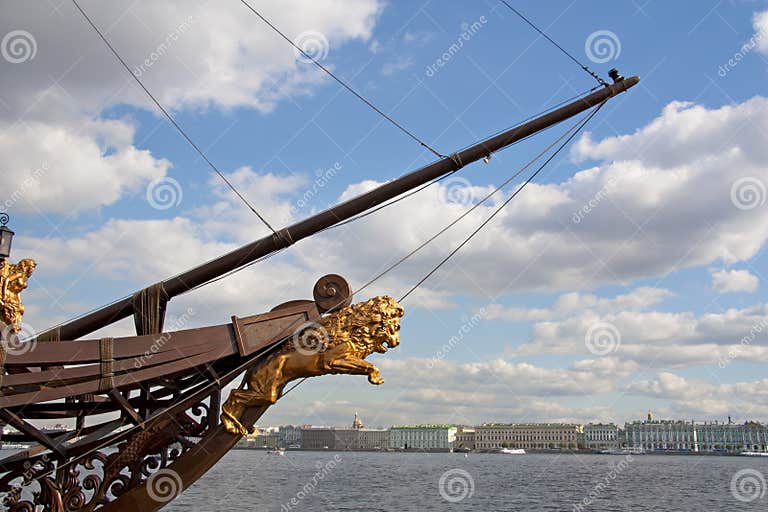 Stem of the ship stock image. Image of elegance, summer - 24132785