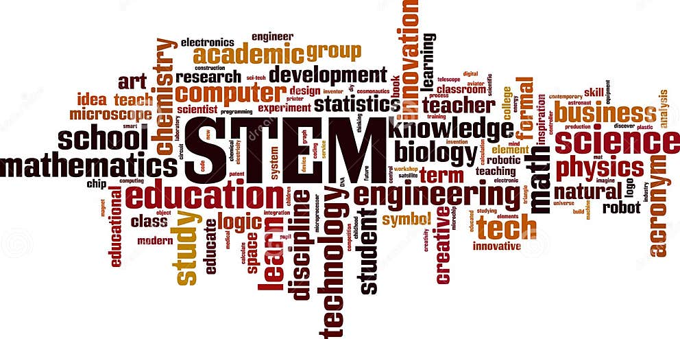STEM word cloud stock vector. Illustration of chemistry - 274835044