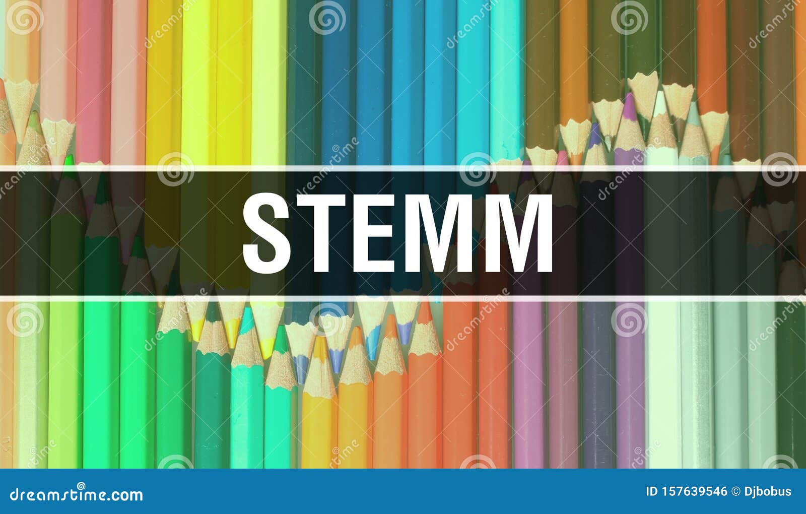 STEMM Concept Illustration on Back To School Banner with Education ...