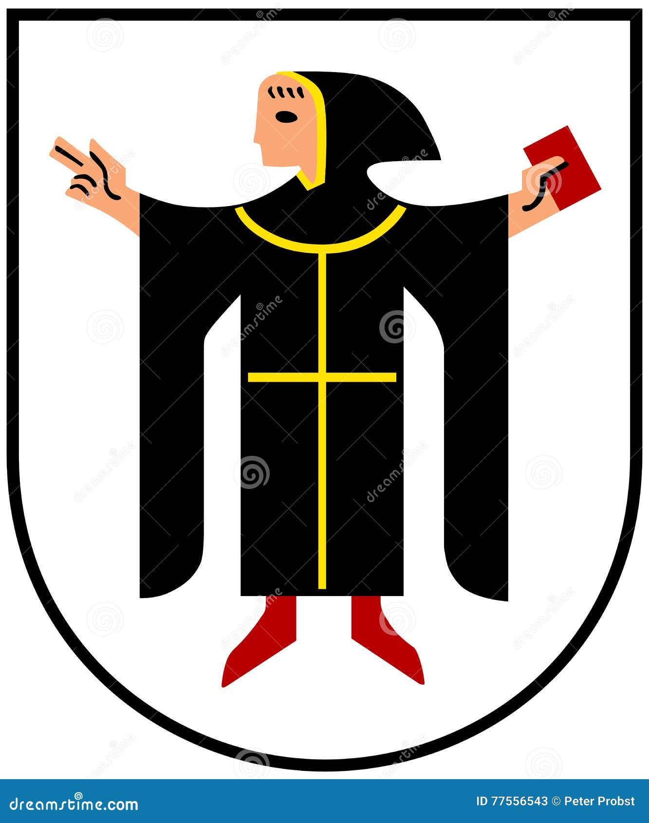 Stemma Di Monaco Di Baviera - La Germania Illustrazione di Stock ...