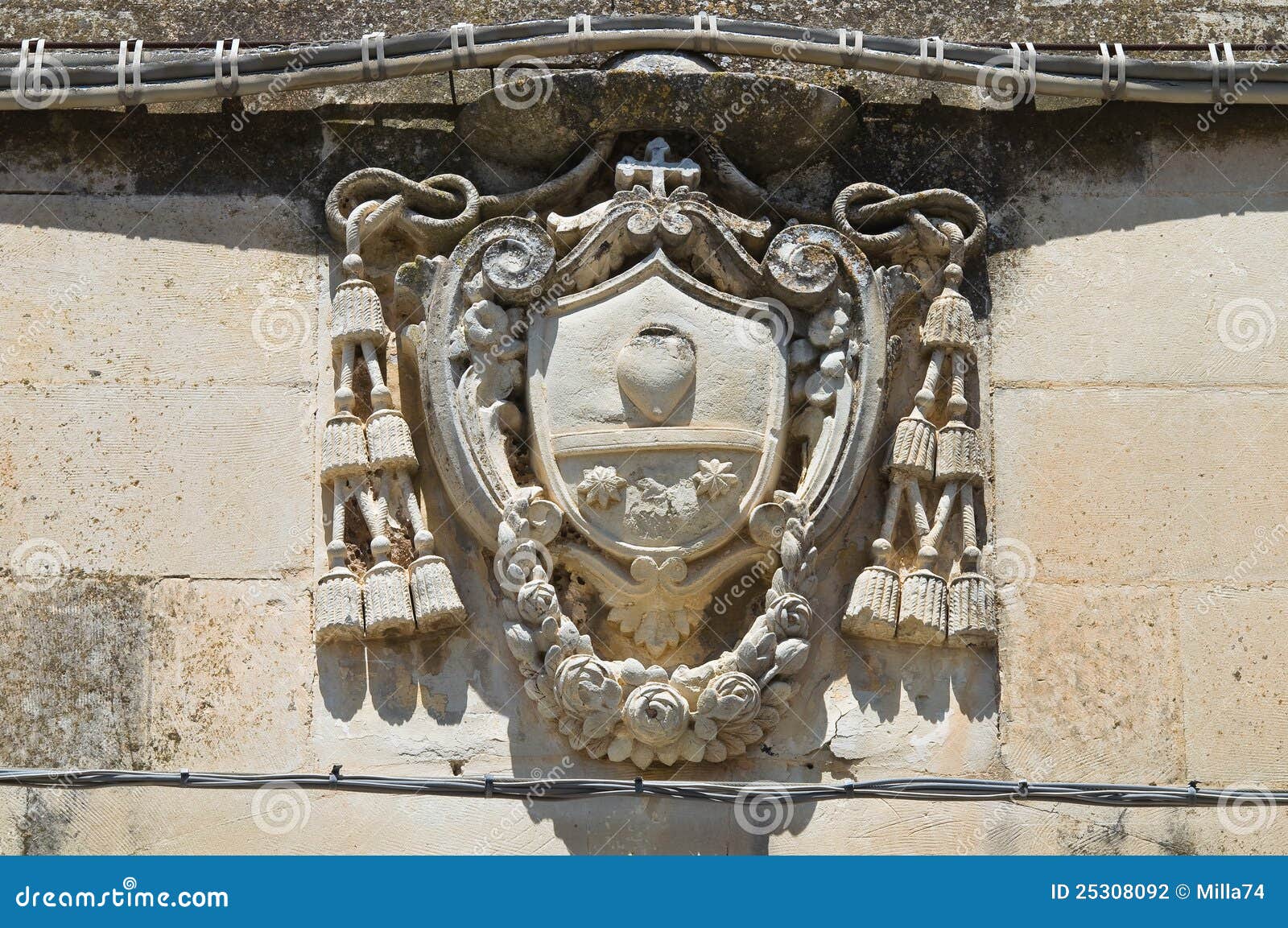Stemma. Martano. La Puglia. L'Italia. Fotografia Stock - Immagine di ...