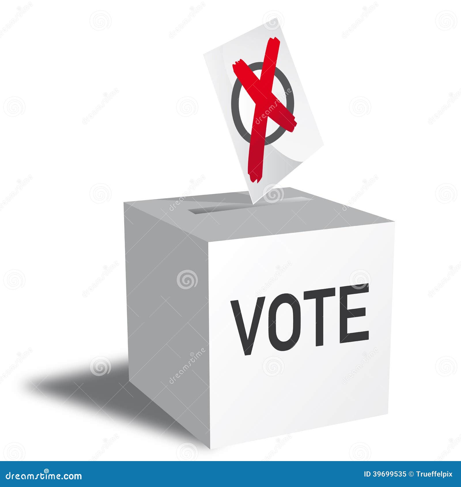 Stemming, stembus stock illustratie. Illustration of doos - 39699535