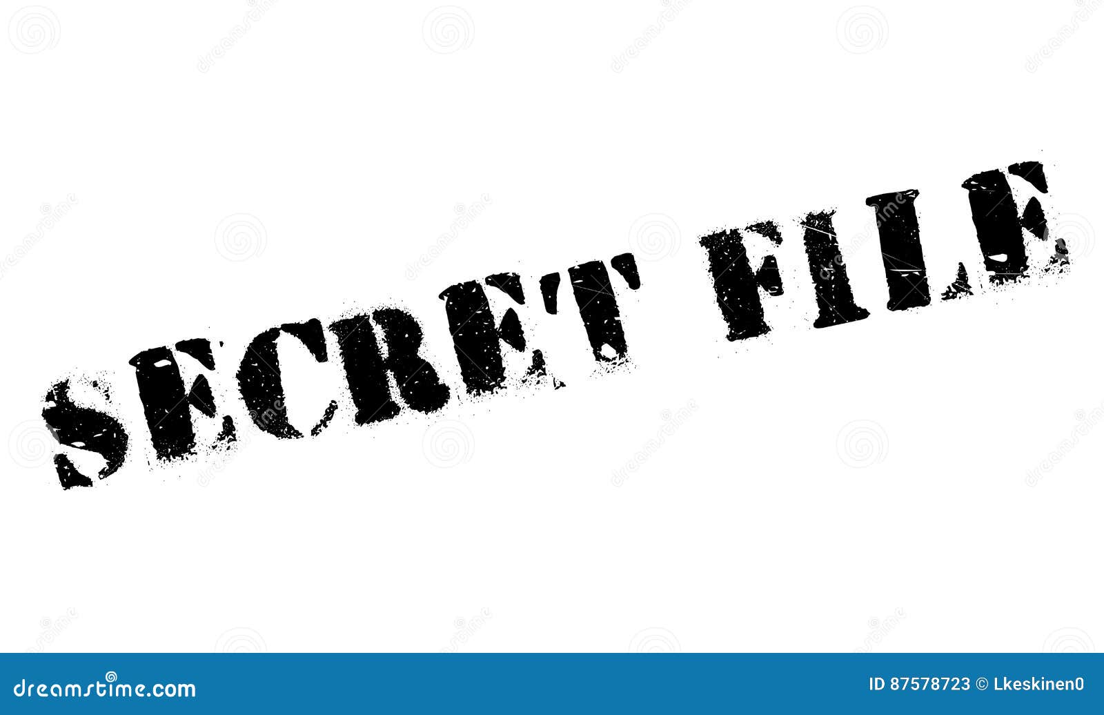 Stempel der geheimen Akte vektor abbildung. Illustration von dunkel ...
