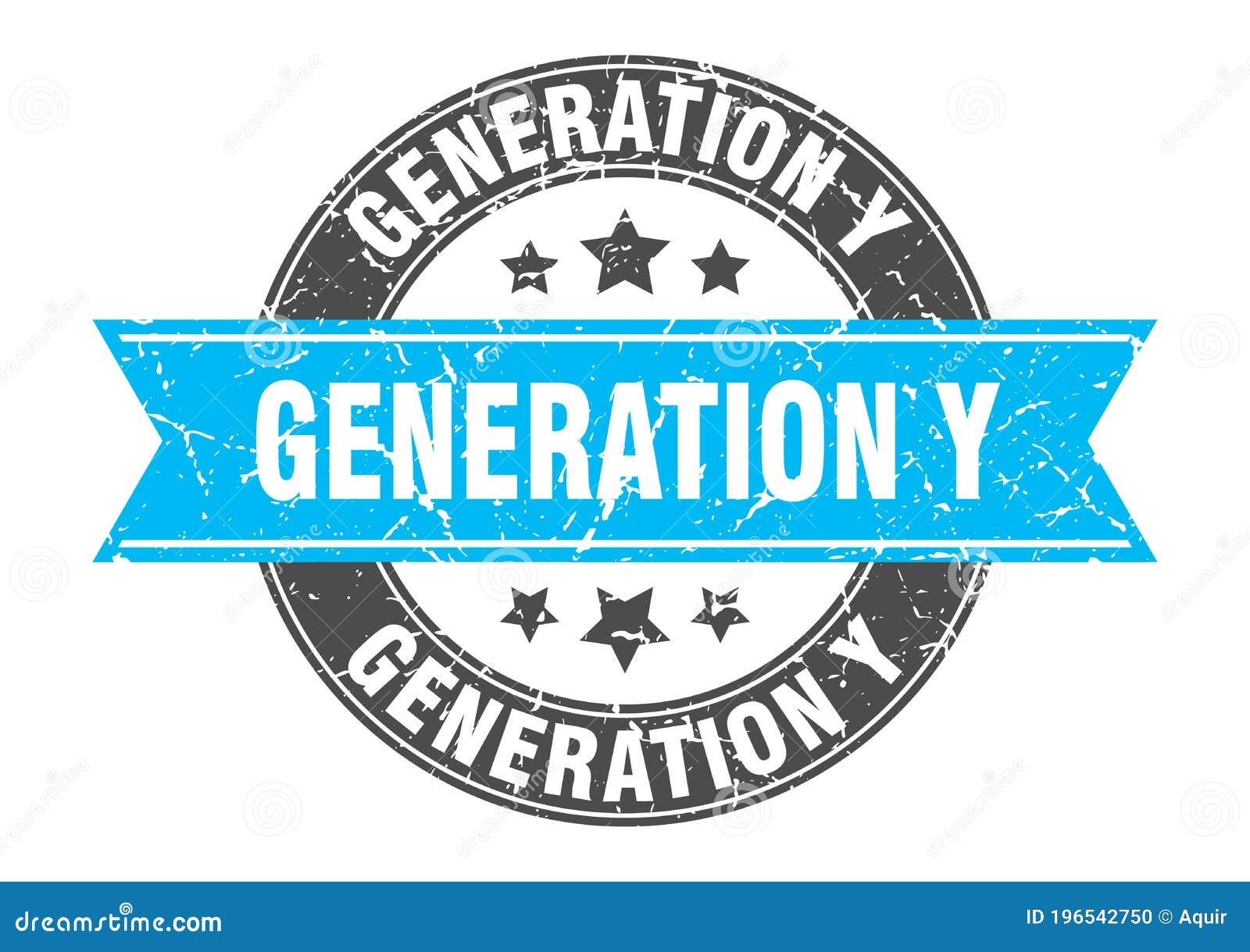 Stempel der Generation Y vektor abbildung. Illustration von emblem ...
