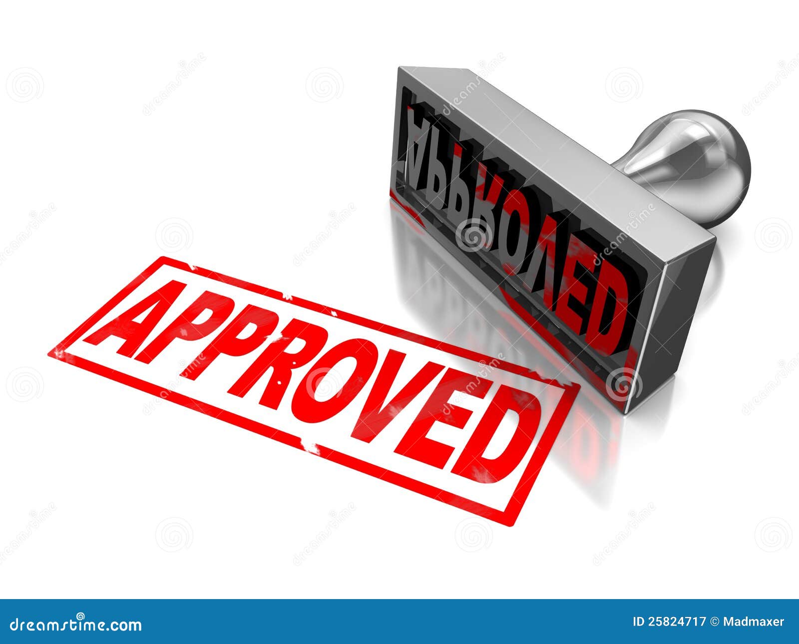 Stempel genehmigt stock abbildung. Illustration von genehmigen - 25824717