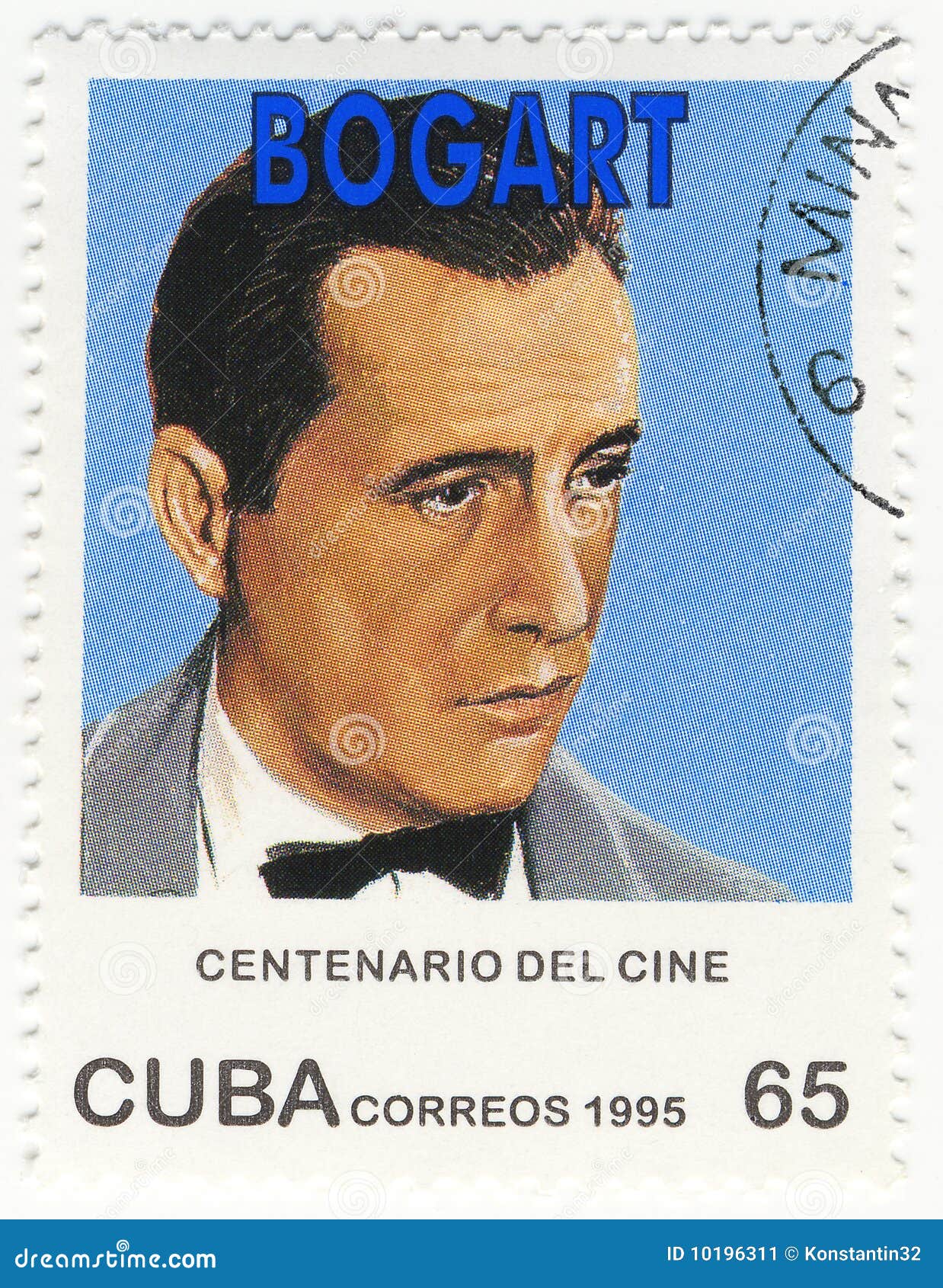 Stempel Mit Schauspieler Humphrey Bogart Redaktionelles Foto - Bild von ...