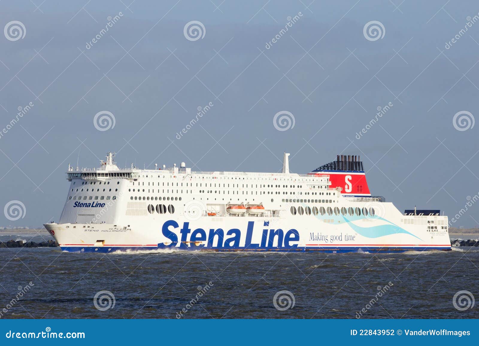Stena Line ferry ship editorial photography. Image of ocean - 22843952
