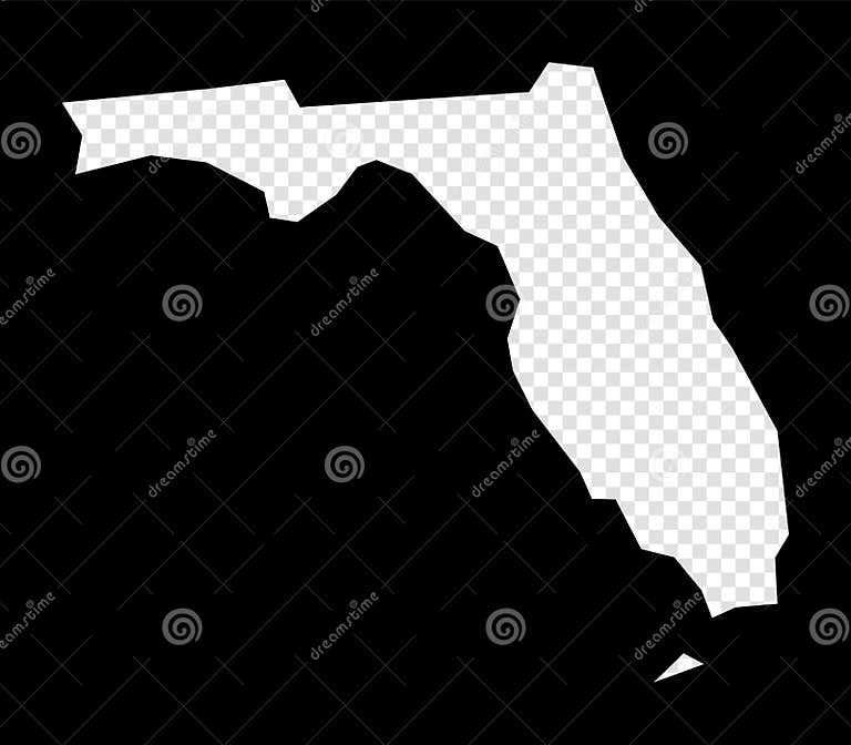 Stencil map of Florida. stock vector. Illustration of icon - 173486753