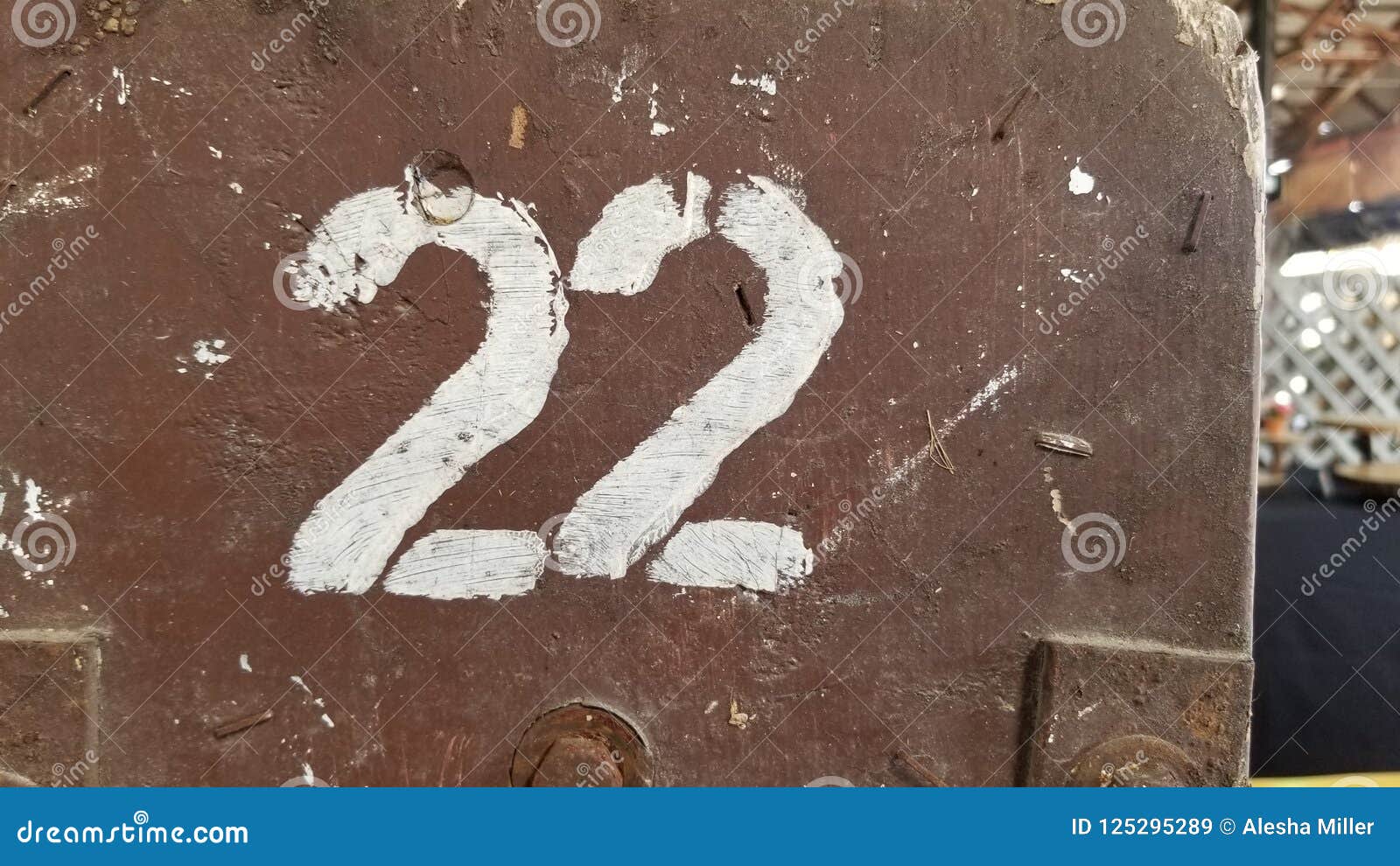 22 stencil painted stock image. Image of stencil, surface - 125295289