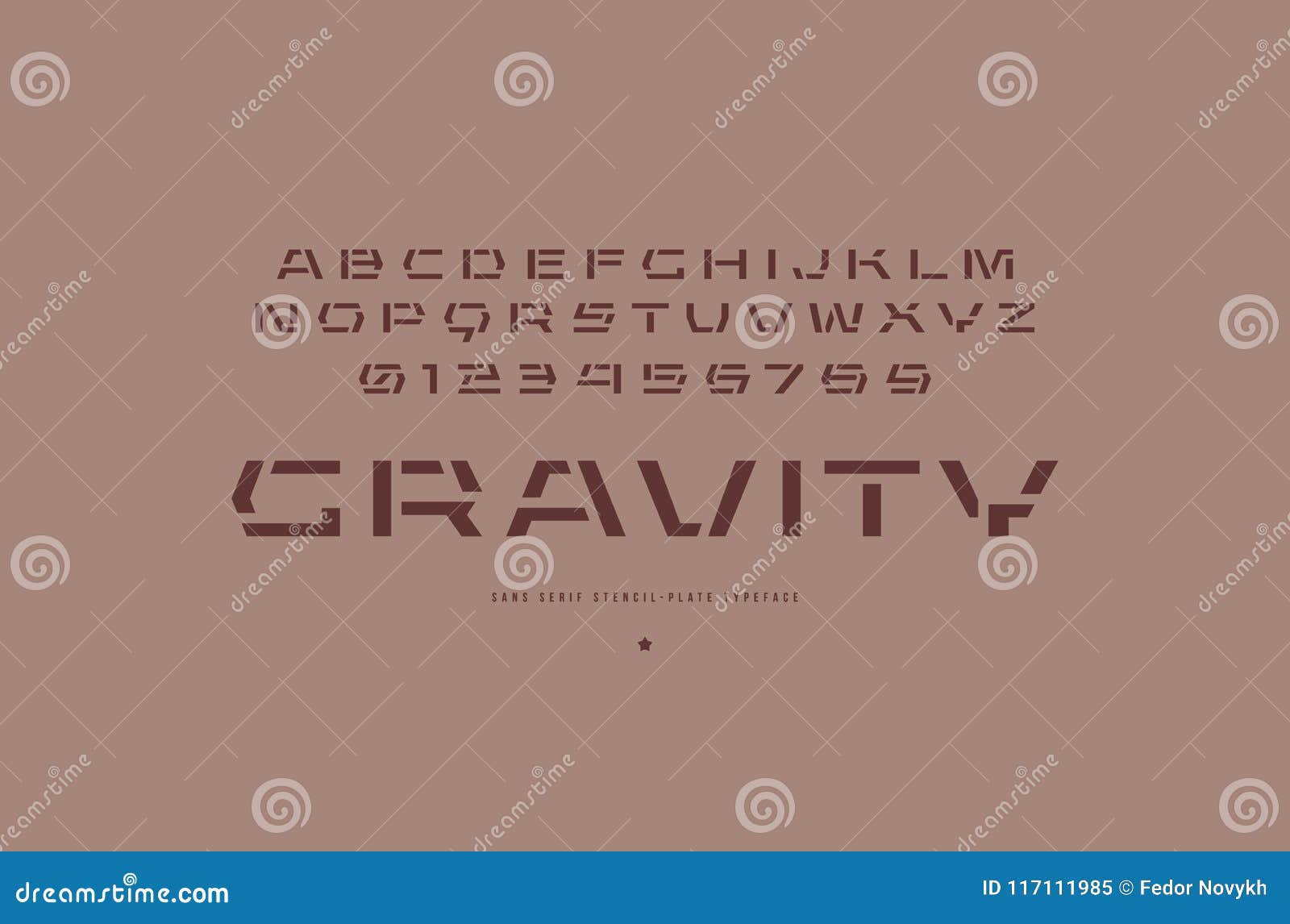 Stencil-plate Sans Serif Font in Urban Style Stock Vector ... Stencil-plate Sans Serif Font in Urban Style Stock Vector ...