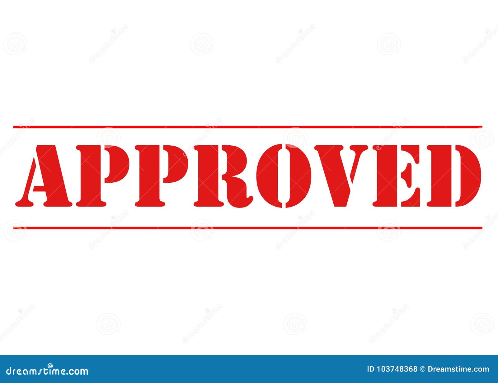 RED APPROVED STENCIL Royalty-Free Stock Image | CartoonDealer.com ...