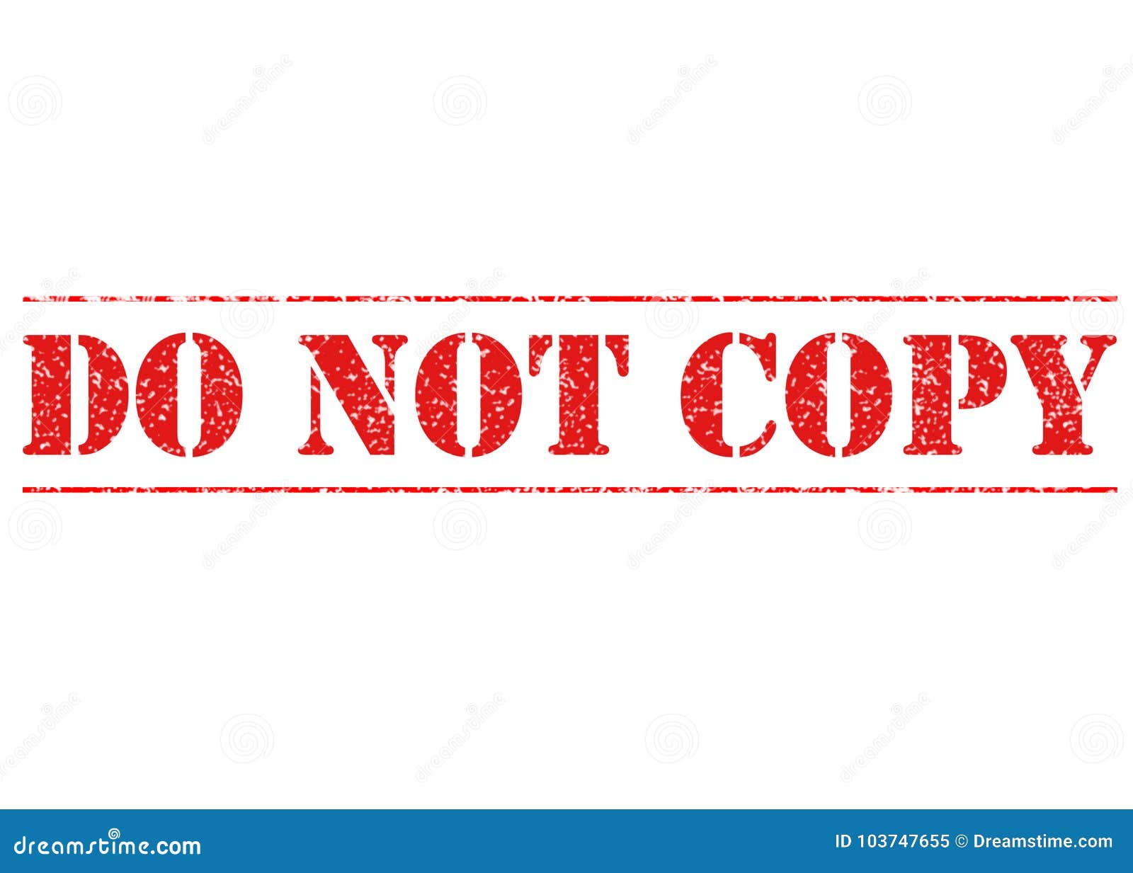 RED DO NOT COPY STENCIL stock image. Illustration of font - 103747655
