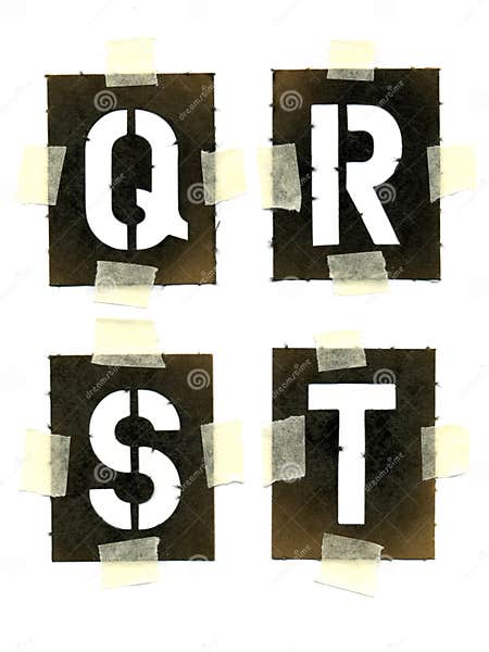 Stencils stock image. Image of language, communicate, text - 6364205