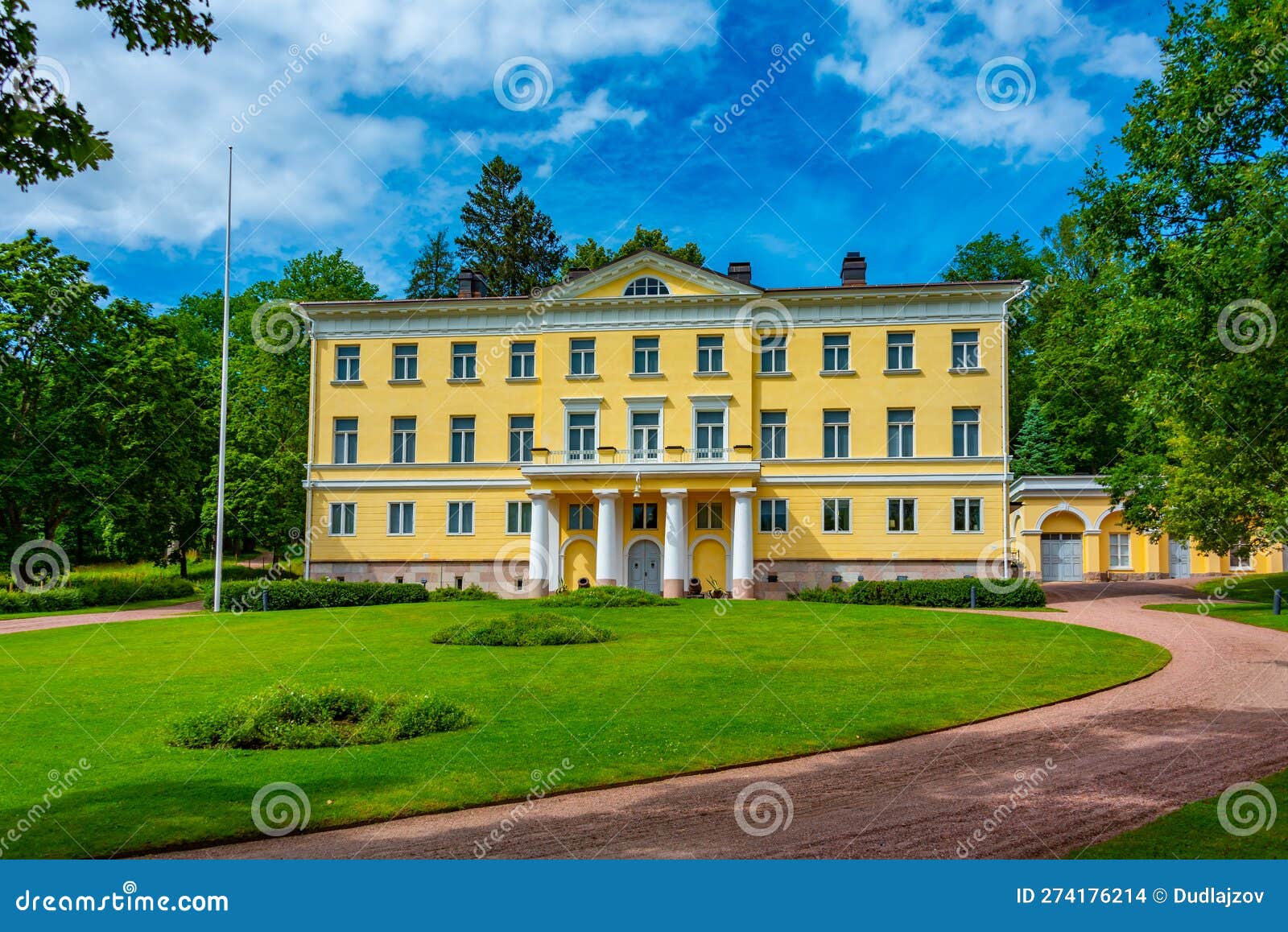 Stenhuset Mansion in Fiskars, Finland Editorial Stock Image - Image of ...
