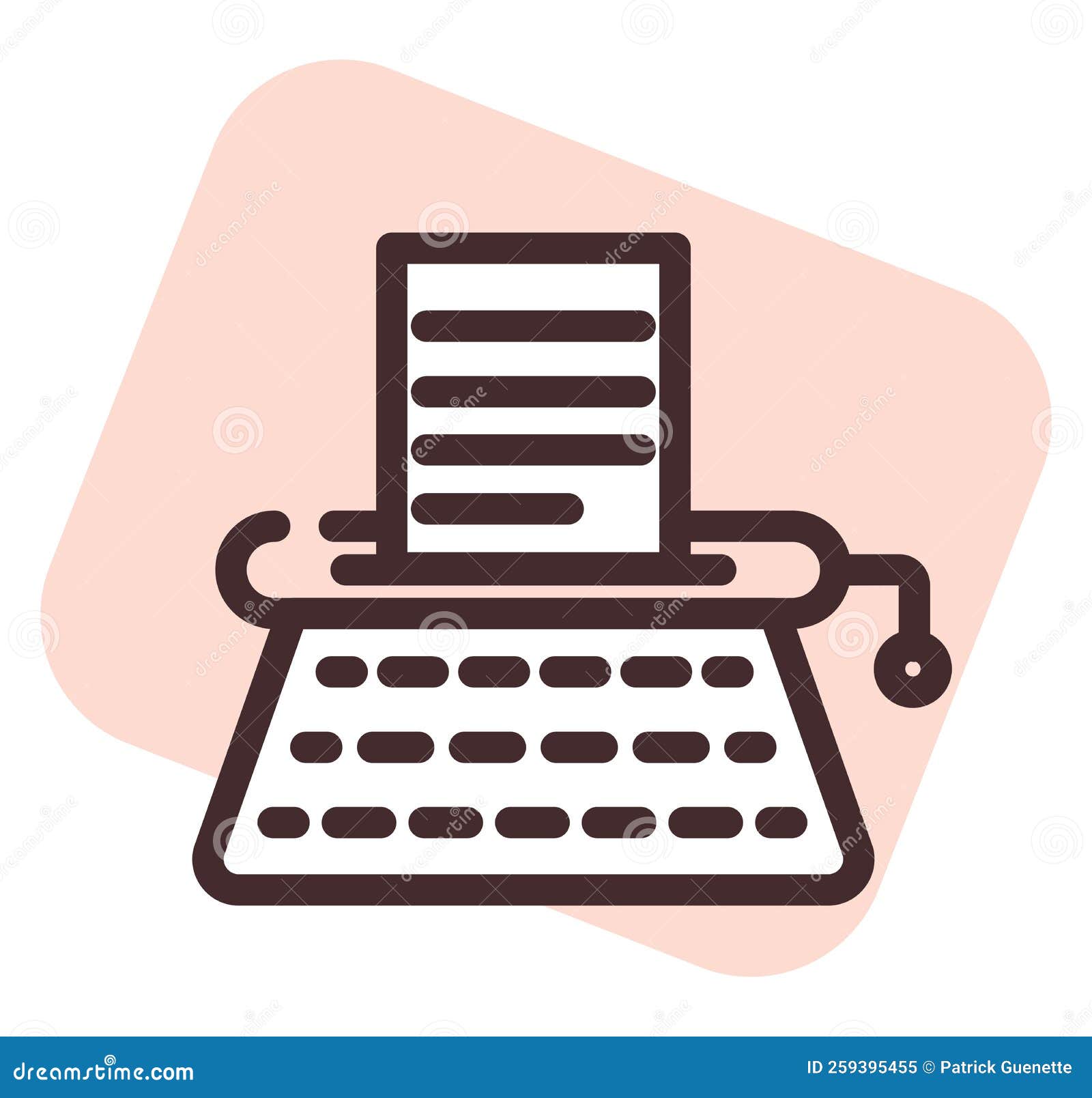 Stenographer Icon On White Background. Simple Element Illustration From ...