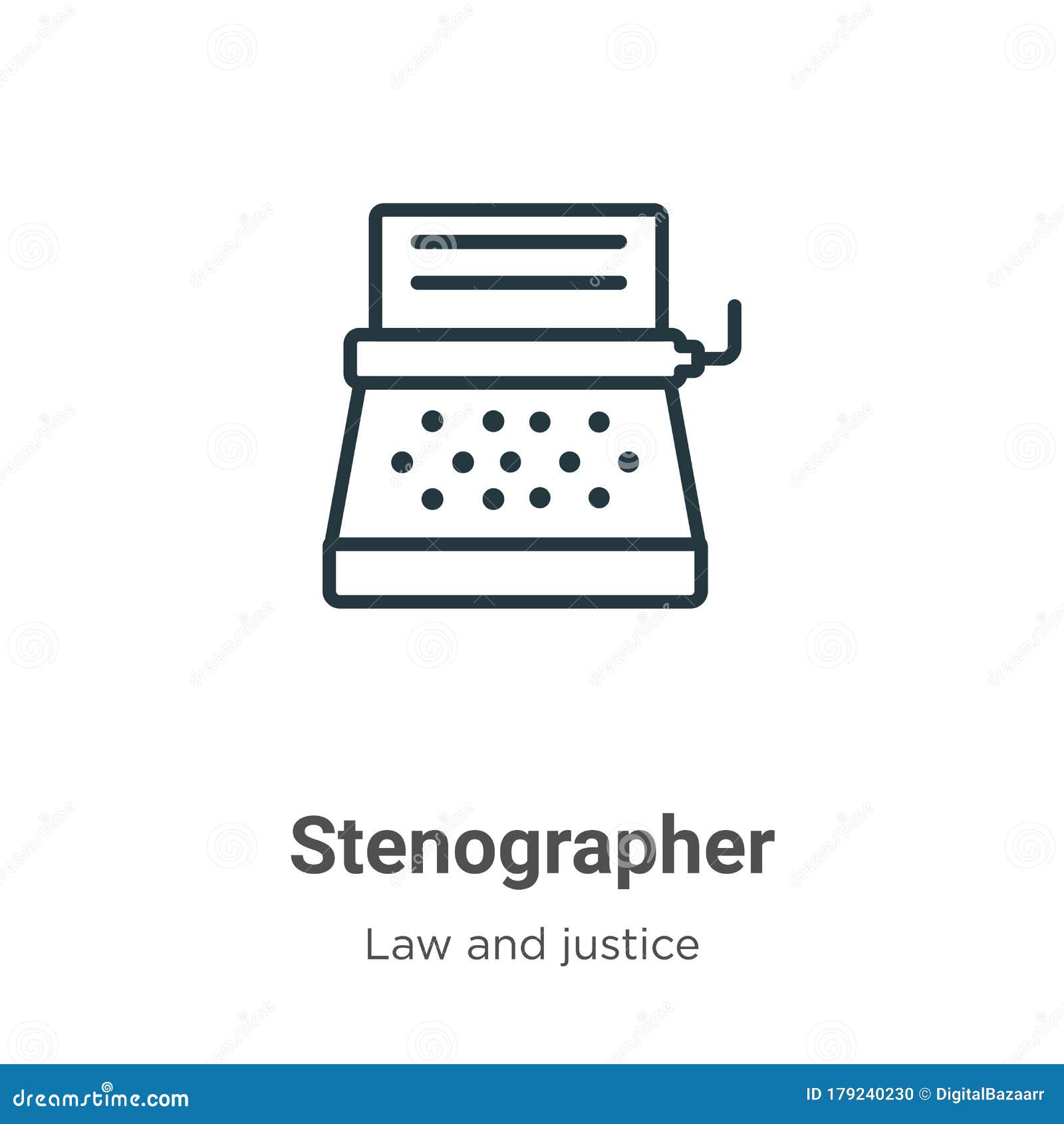 Stenographer Stock Illustrations – 93 Stenographer Stock Illustrations ...