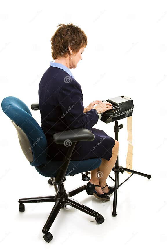 Stenographer Working stock photo. Image of attire, people - 7837314