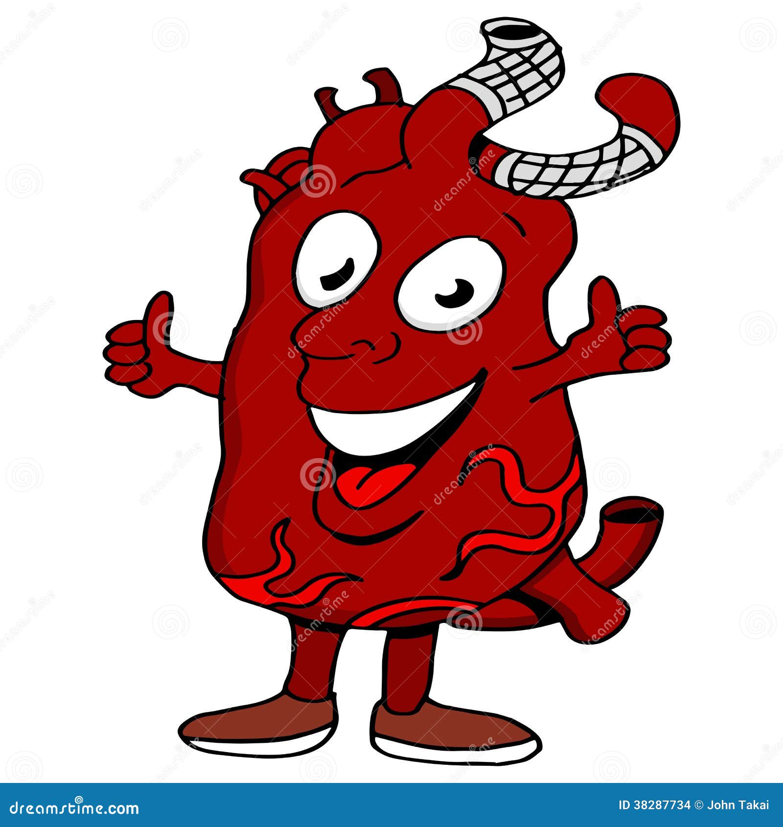 Stent In Heart Vector Illustration | CartoonDealer.com #38287734