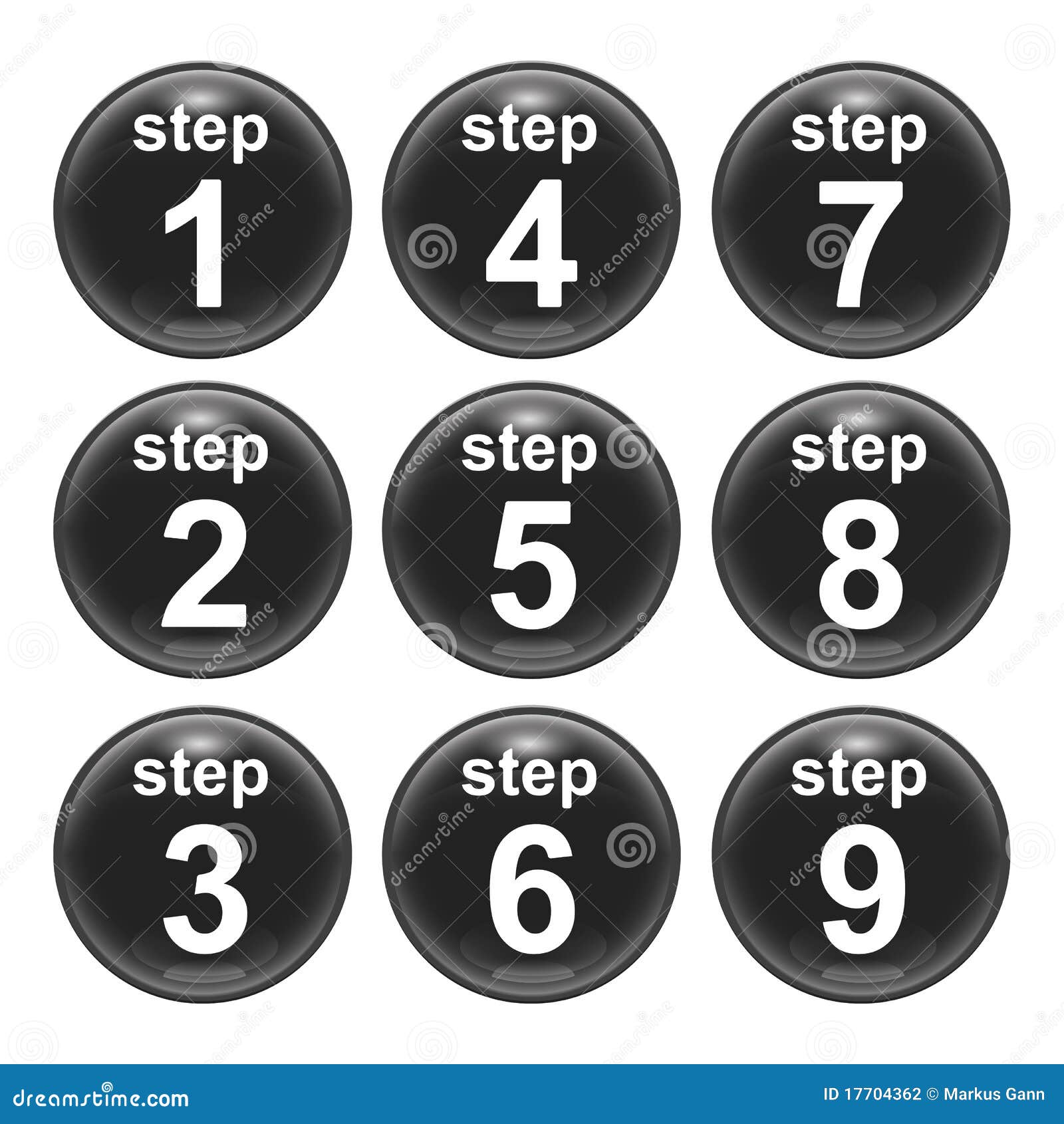 Step stock illustration. Illustration of graphics, icons - 17704362