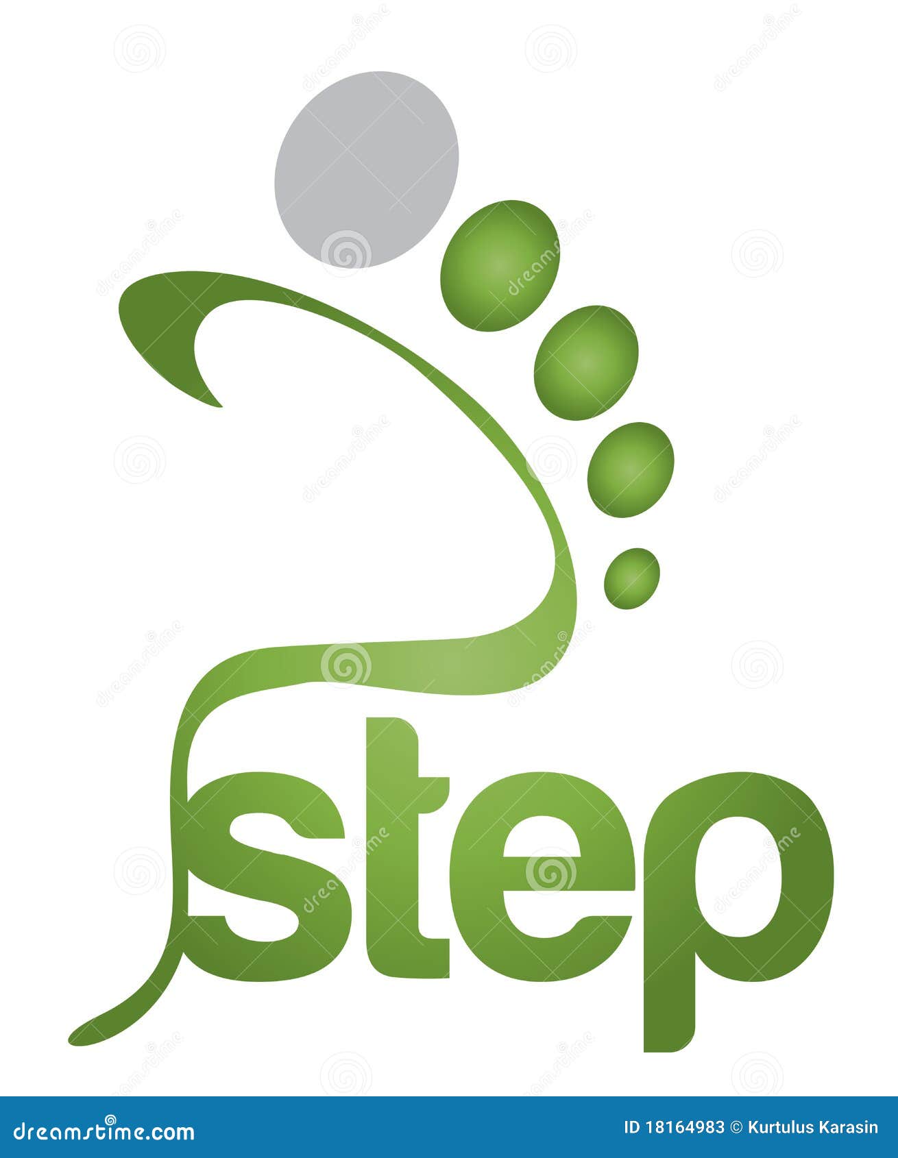 Step stock illustration. Illustration of software, green - 18164983