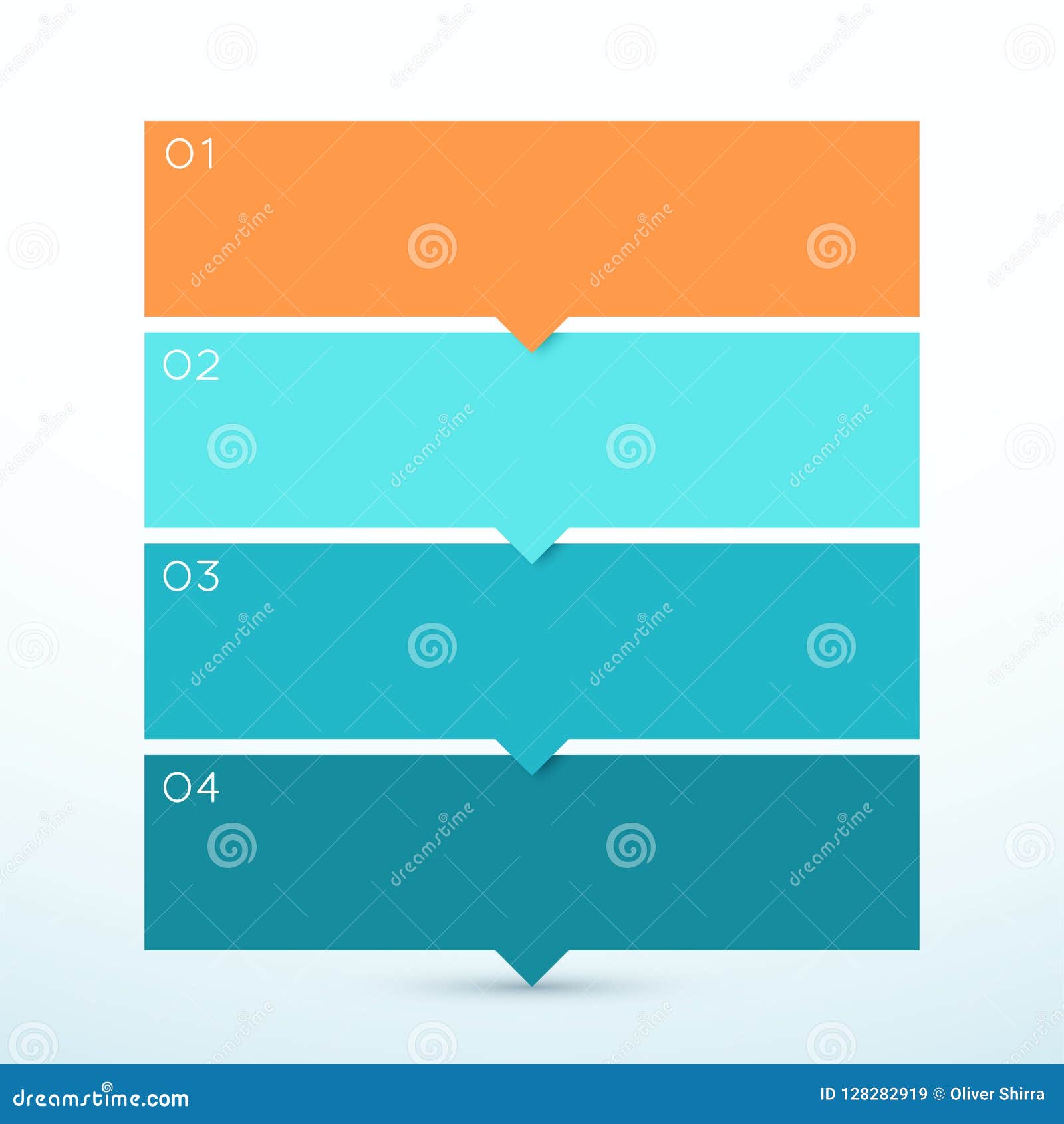 4 Step Arrow List Colorful Banners Infographic Diagram Cartoon Vector ... 4 Step Arrow List Colorful Banners Infographic Diagram Cartoon Vector ...