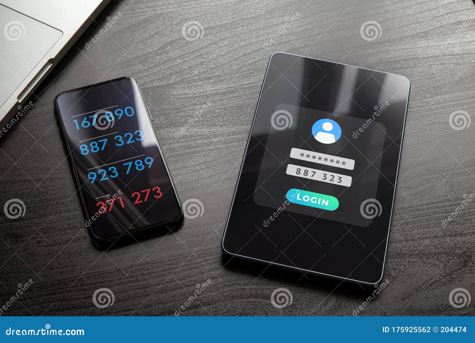 2 Step Authentication Two Steps Verification Sms Code Password Concept